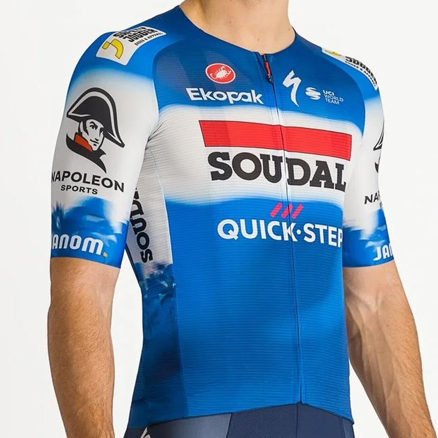 Castelli Aero Race 7.0 Soudal Quick-Step Jersey 2024 ceramic blue/white desde 86,99 € | Compara ...