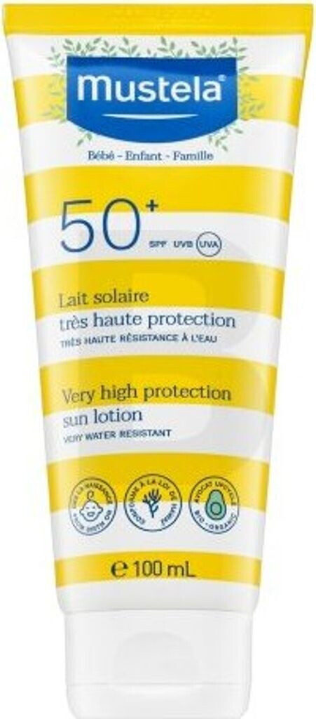 Mustela Sun Milk SPF 50+ au meilleur prix sur idealo.fr
