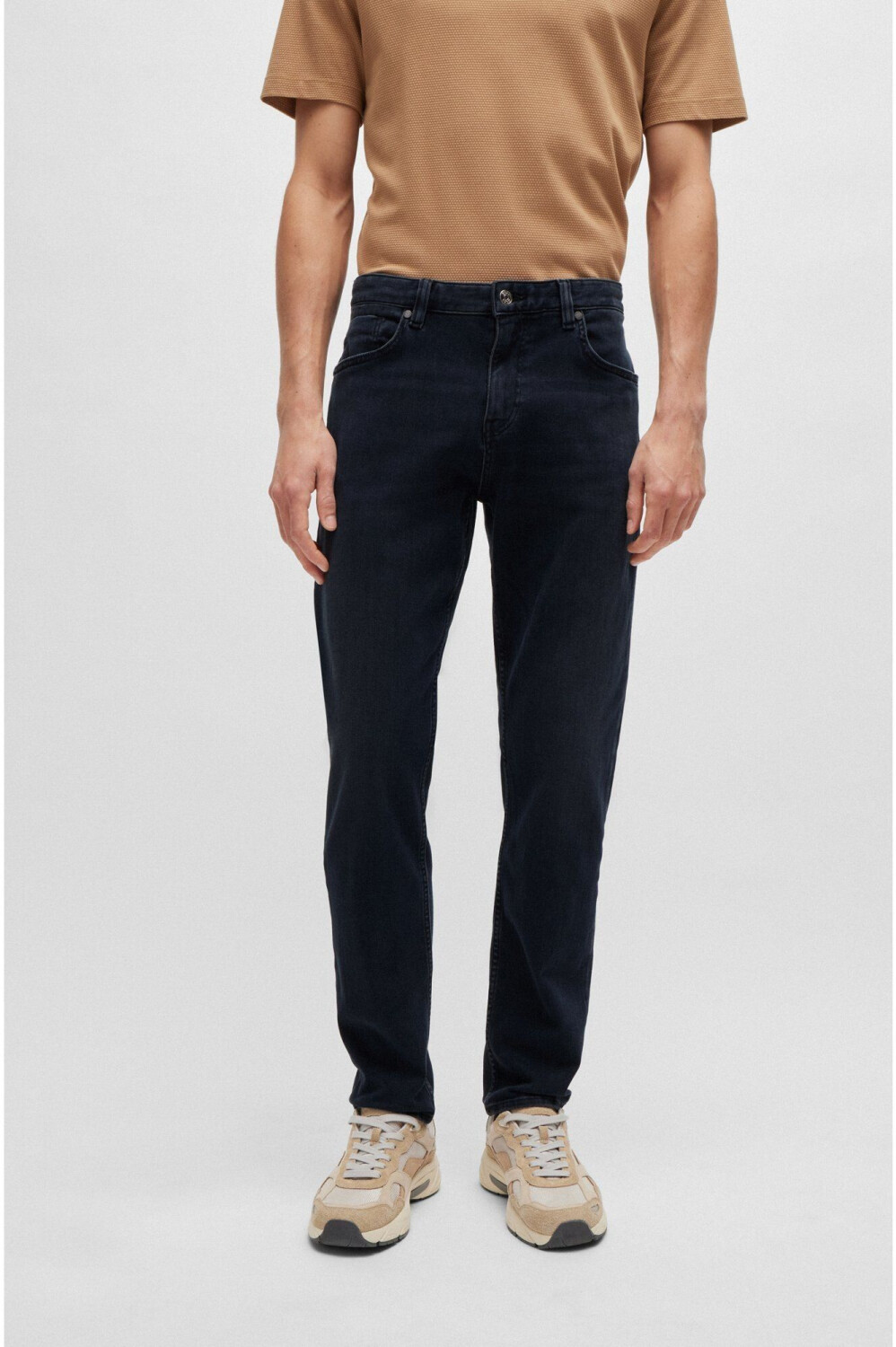 Hugo Boss Schwarz marineblau Regular Fit Jeans aus italienischem Denim 50522489 blau ab 114 00 Preisvergleich bei idealo