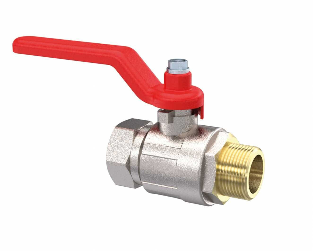 Riegler Kugelhahn Standardausführung Handhebel IG/AG Messing vernickelt G 1" (103107) ab 14,93 ...