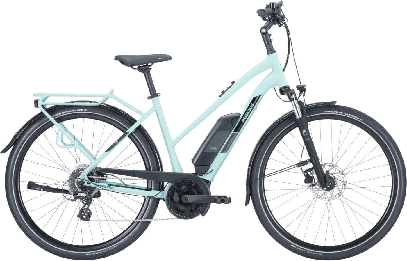Pegasus Solero E8 Plus (400 Wh) Women (2023) 28 celeste green ab 1.449 ...
