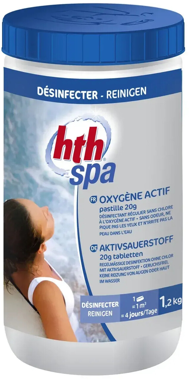 HTH Active oxygen tablets for inflatable spas 1.2 kg ab 31,95 ...