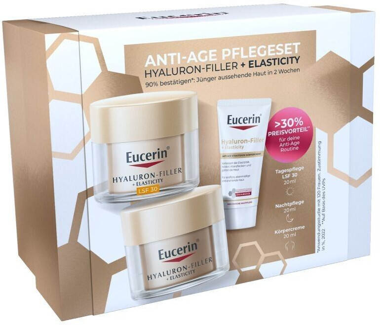 Eucerin Anti-Age Hyaluron-Filler + Elasticity Set (3-tlg.) ab 19,29 € (Februar 2025 Preise ...