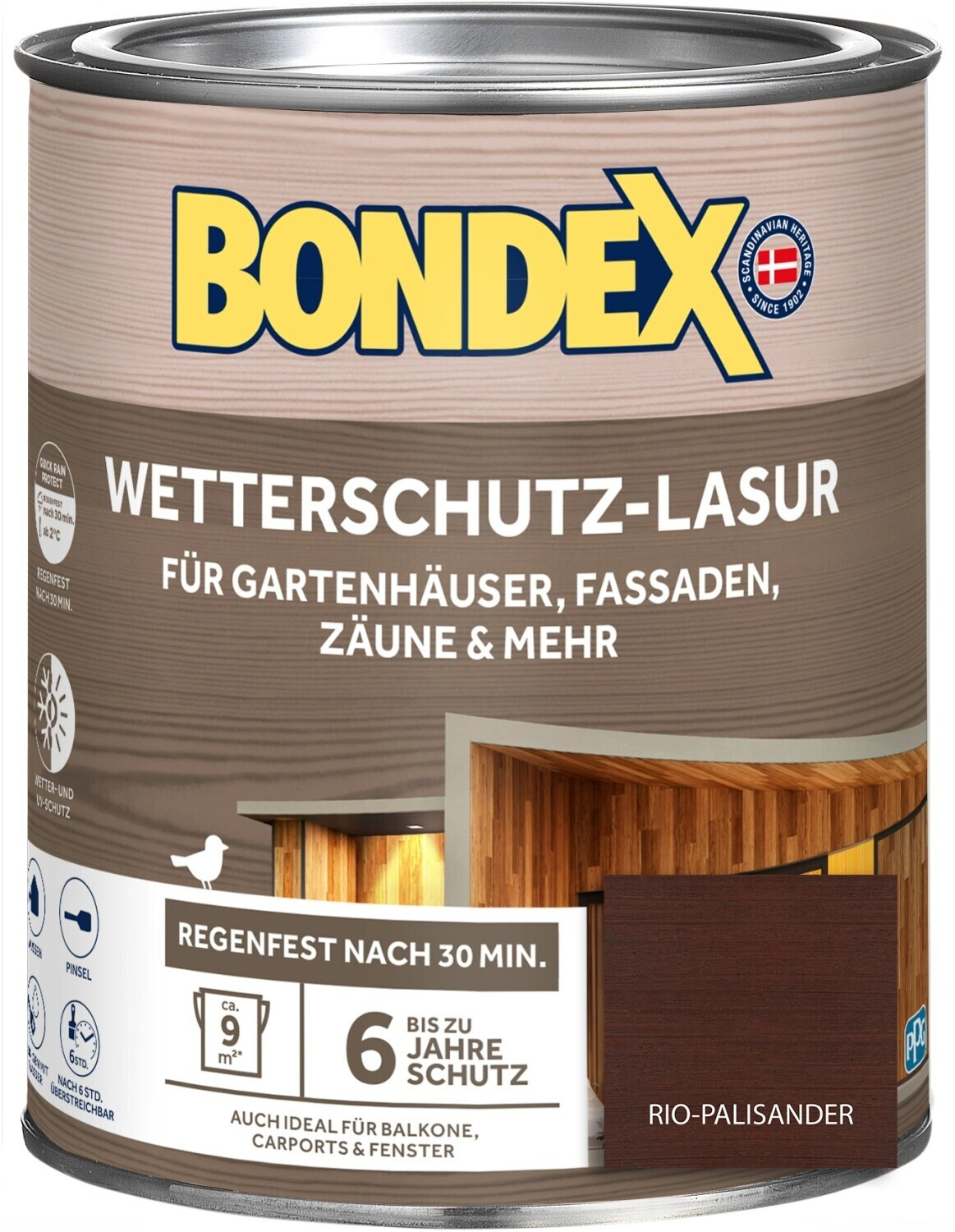 Bondex Wetterschutzlasur Rio-Palisander 0,75 L ab 12,99 € | Preisvergleich bei idealo.de