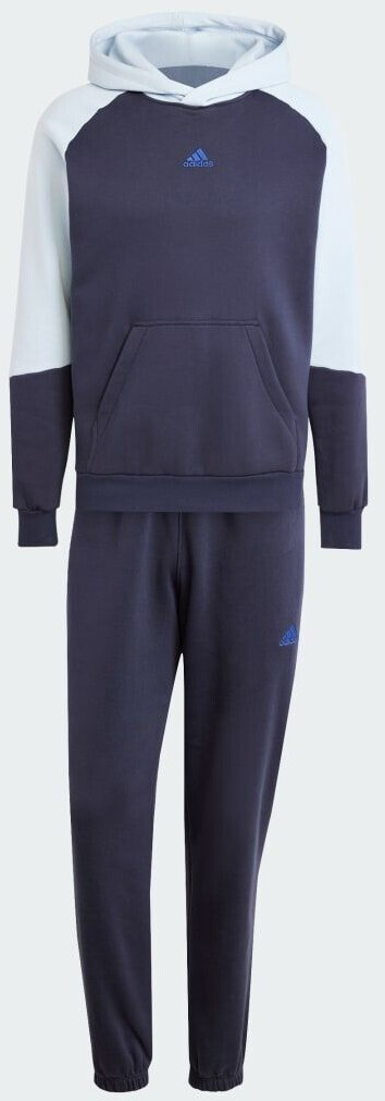 Adidas Man Sportswear Fleece Colorblock Track Suit (IX1278) legend ink ...