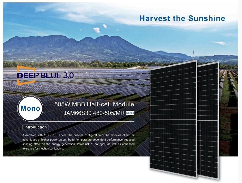 JA Solar JAM66S30-500/MR 500Wp 1 Stk. ab 95,00 € | Preisvergleich bei idealo.de