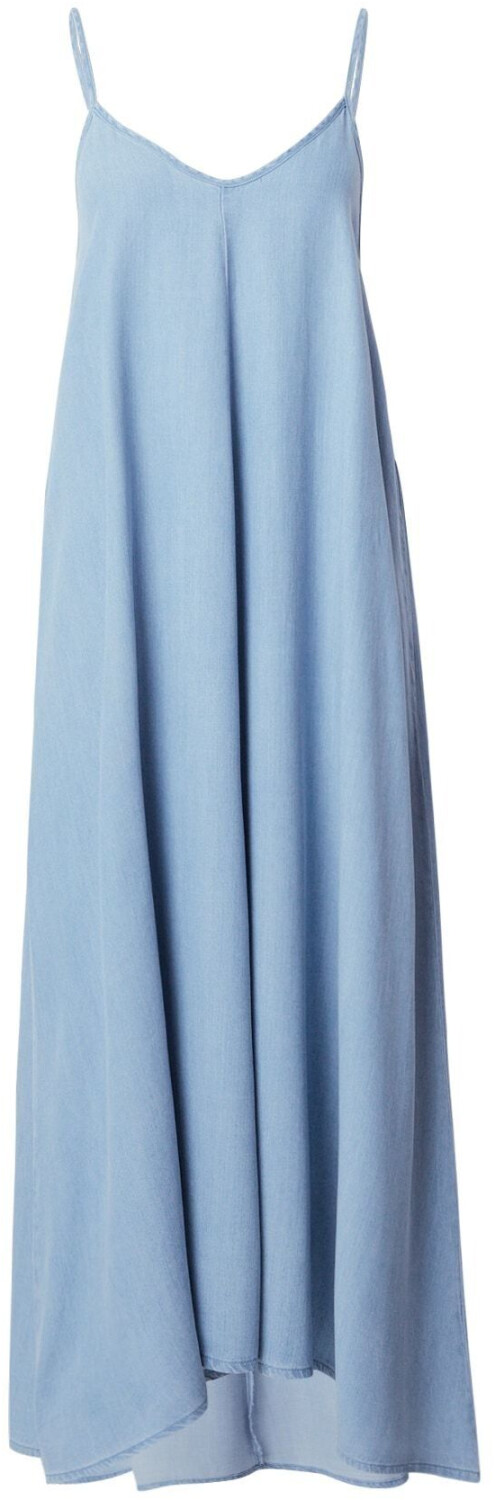 Only Laia Sl String Sleveless Long Dress (15292391) light blue denim ab ...