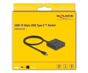 DeLock USB 10 Gbps USB Type-C Switch bidirektional (18911) ab 24,95 ...