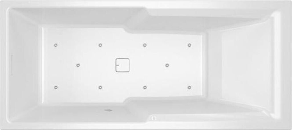 Riho Still Shower mit Fall mit Air-System weiß 180x80x50cm Kopfkissen ...