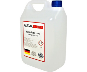 Megaastore Essigsäure 80% E260 UN2790 10L ab 35,99 € | Preisvergleich ...