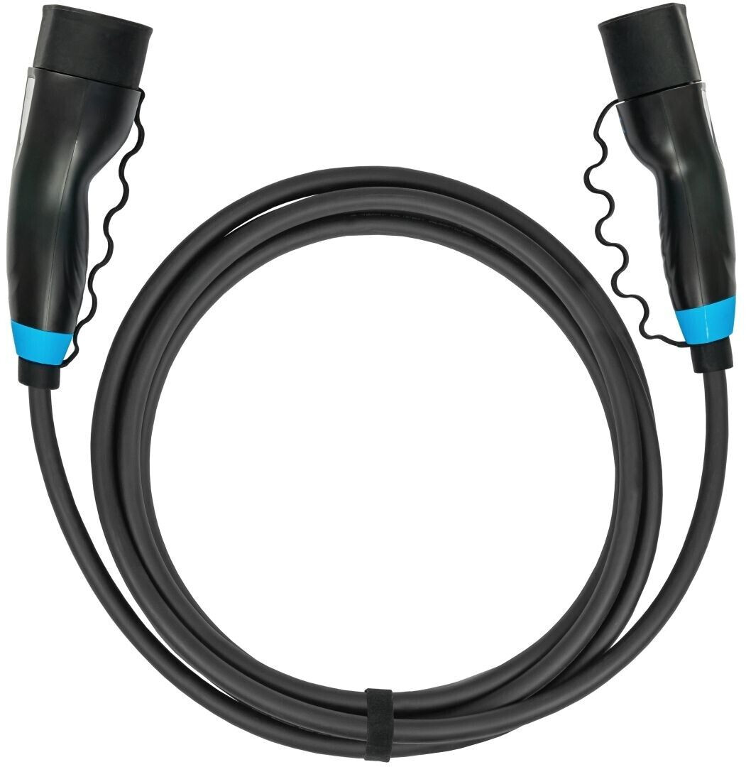 Kabelmeister E-Auto-Ladekabel Mode 3 Typ 2 Stecker an Buchse 3-phasig ...