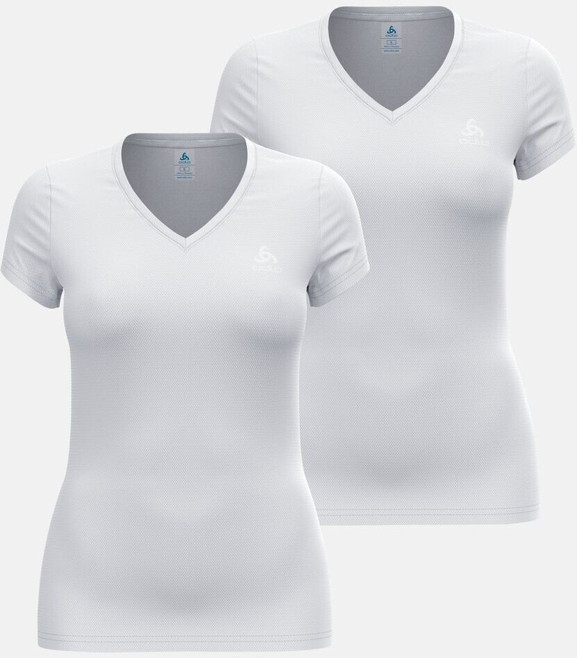 Odlo Women’s BL TOP V-neck Short Sleeve Active Everyday ECO 2Pack ab 45 ...