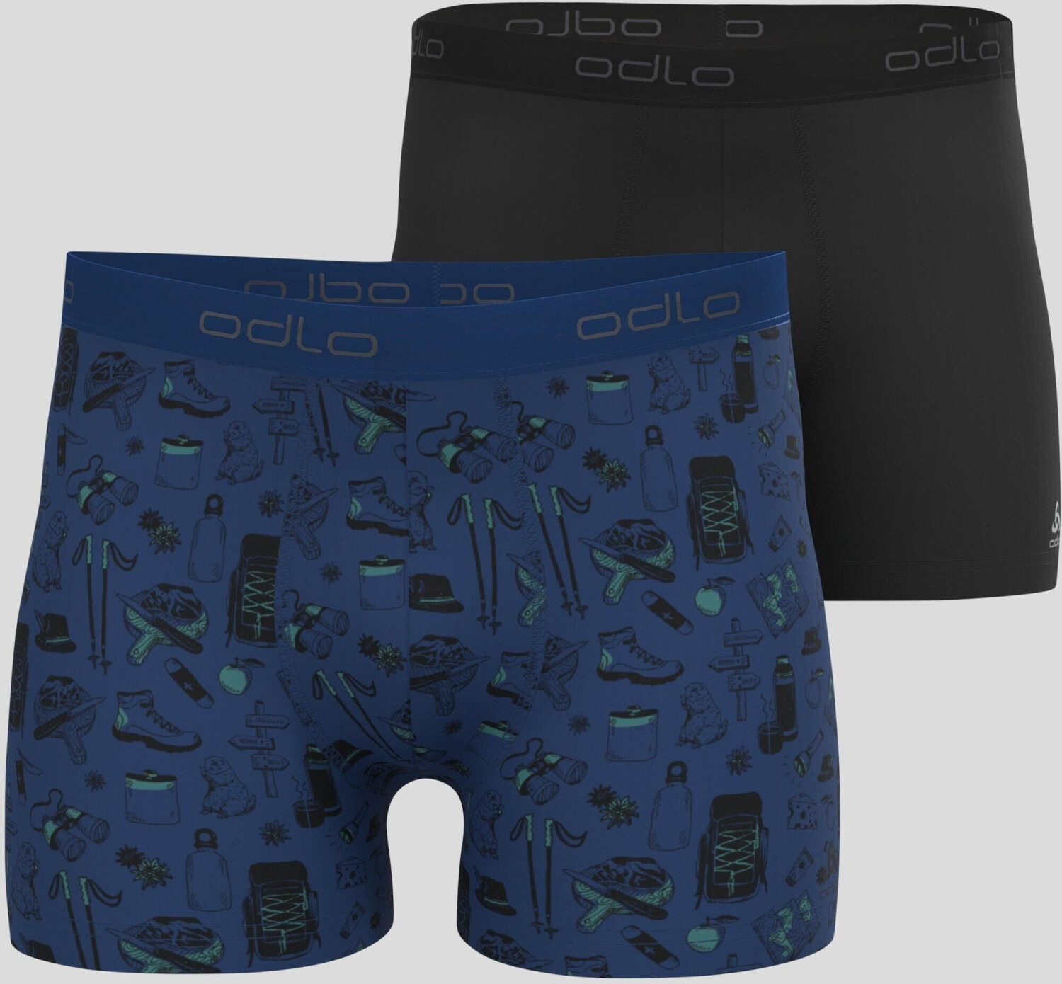 Odlo Boxer Active F-dry ECO Graphic 2 Pack black/limoges ab 59,95 ...