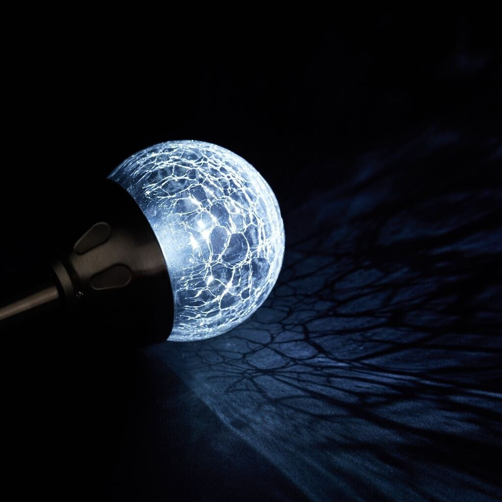 Relaxdays Gartenleuchte Glaskugel im 4er Set, e LED Solarleuchten in ... Relaxdays Gartenleuchte Glaskugel im 4er Set, e LED Solarleuchten in ...