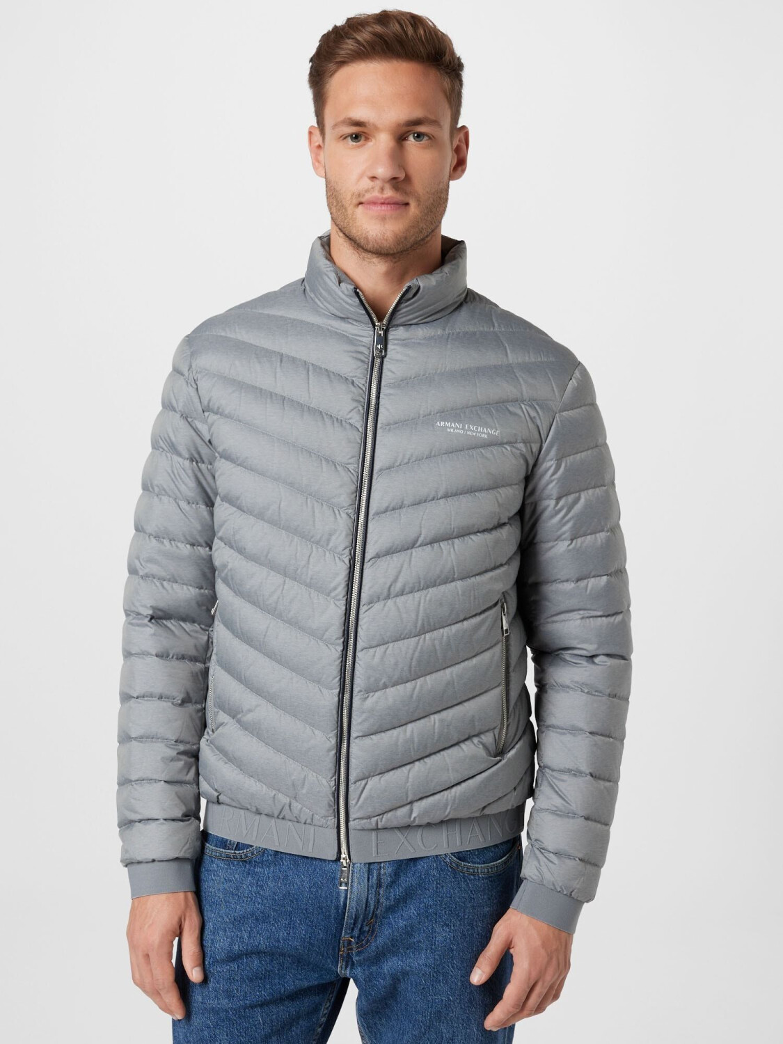 Armani exchange grey jacket store