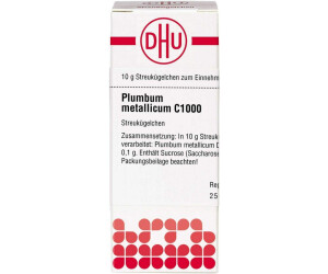 DHU Plumbum Metallicum C1000 Globuli (10g) ab 33,87 € | Preisvergleich ...