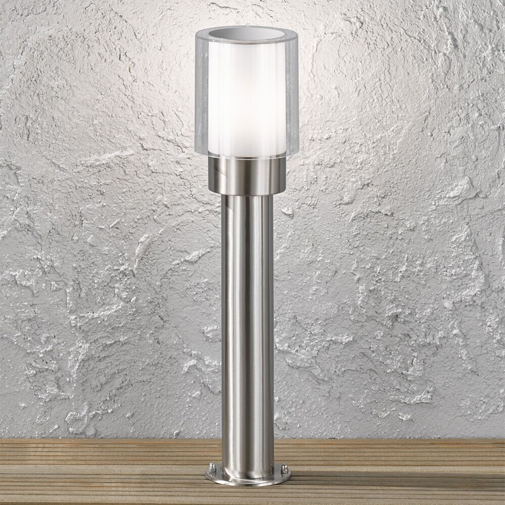 ETC Shop Gartenlampen silber Aussenlampe Wegeleuchten Modern, Metall ...