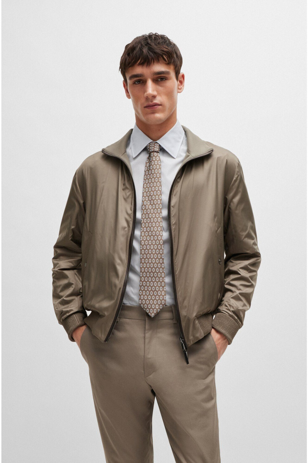 Hugo boss khaki jacket store