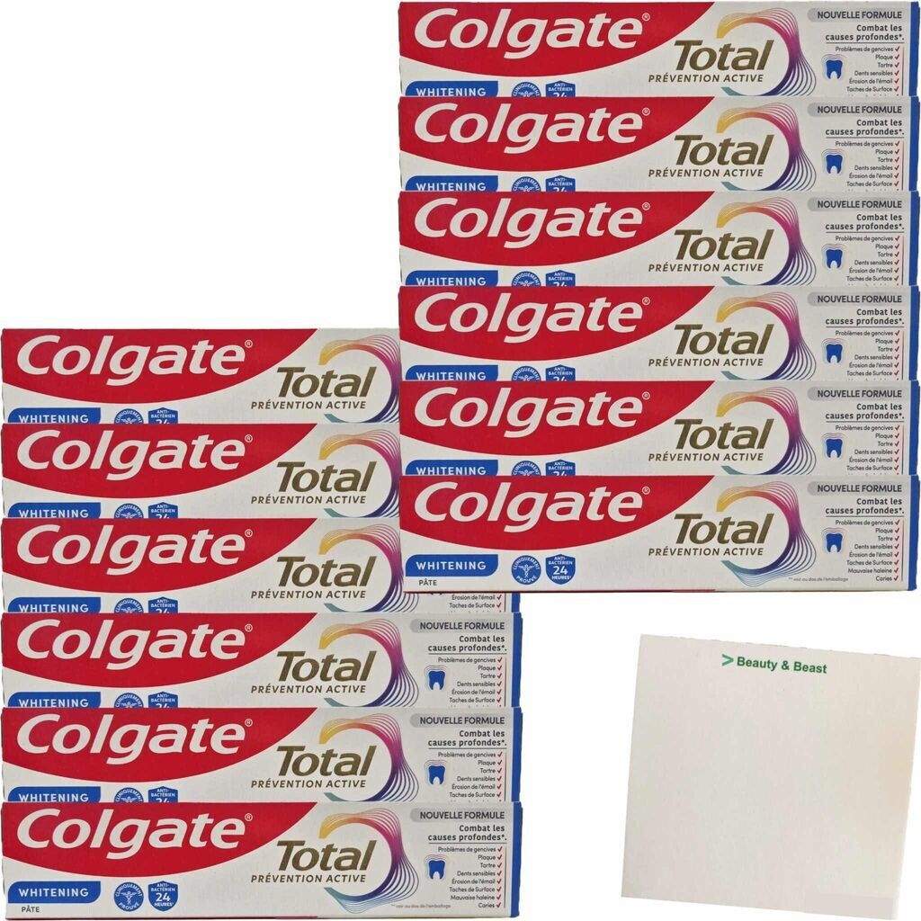 Colgate Toothpaste Total Plus Healthy White 12 x 75ml a € 41,69 (oggi ...
