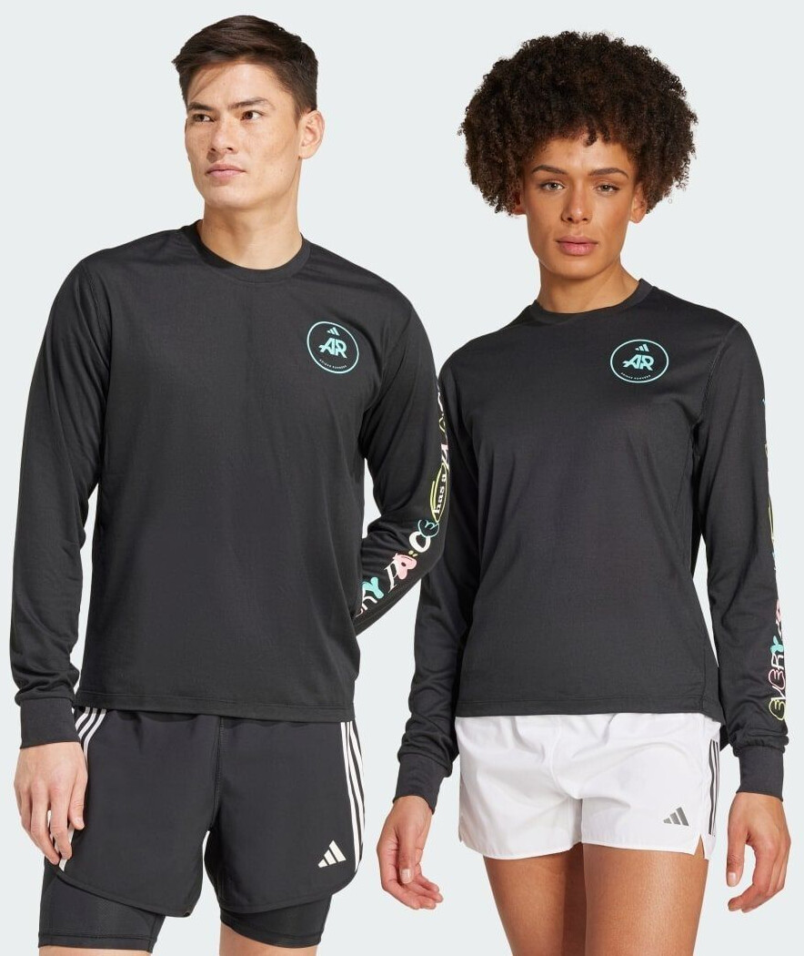 Adidas Own the Run Runners Longsleeve - Genderneutral Black / Black ab ...