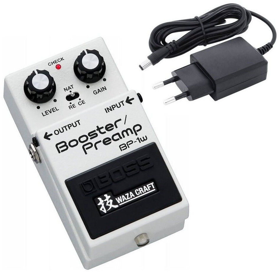 Boss BP-1W Booster Preamp Pedal Waza Craft Edition + keepdrum Netzteil ...
