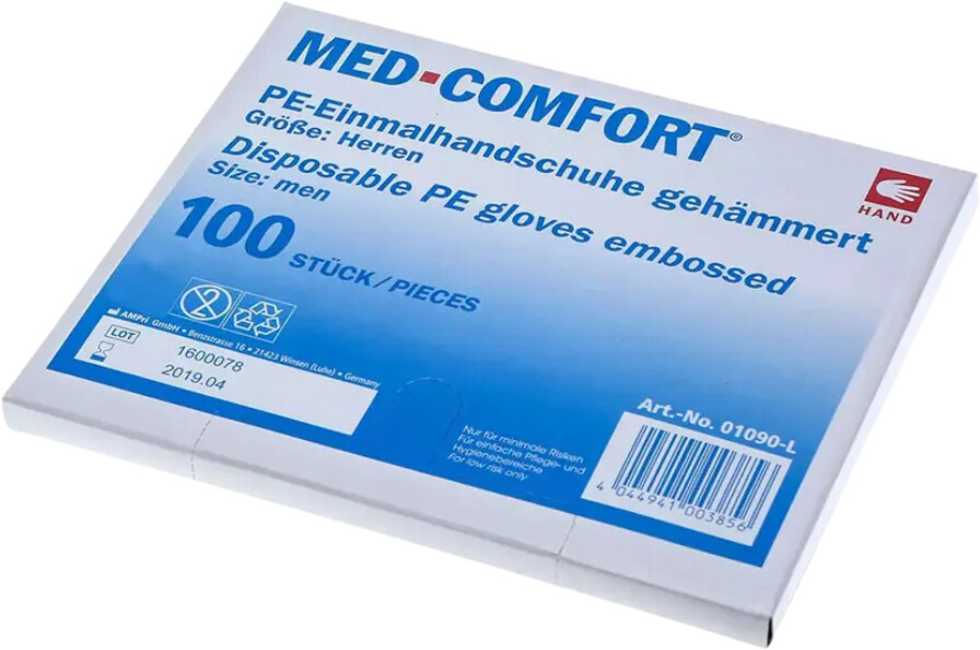 Ampri Med Comfort Lebensmittelhandschuhe gehämmert S 100 Stk. ab 0,88 ...