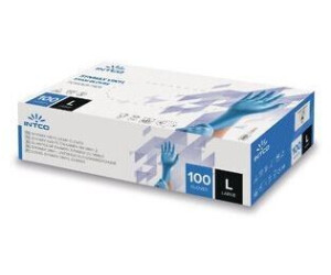 Intco Synmax NitrilVinyl Handschuh unsteril puderfrei L blau 100 Stk ...