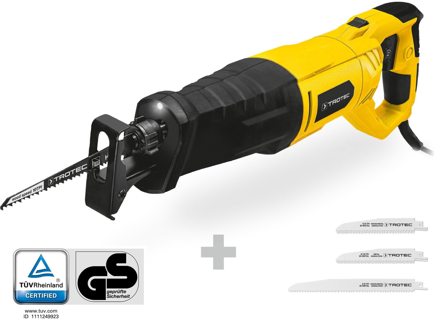 Trotec PRCS 10-850 + Sägeblätter-Set 5-teilig ab 52,99 ...