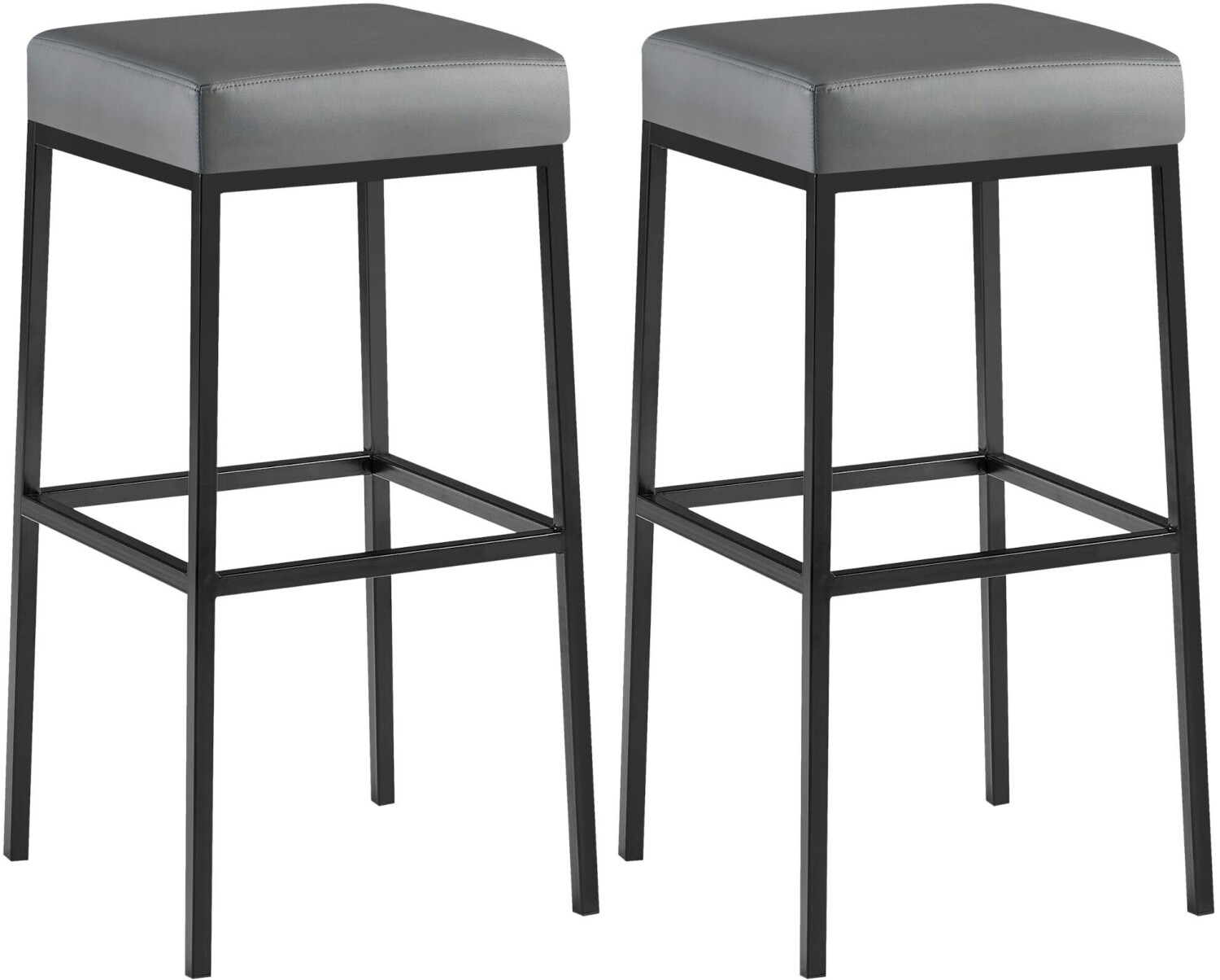 CLP 2er Set Barhocker Montreal 80 schwarz grau (314642) ab 134,06 € | Preisvergleich bei idealo.de