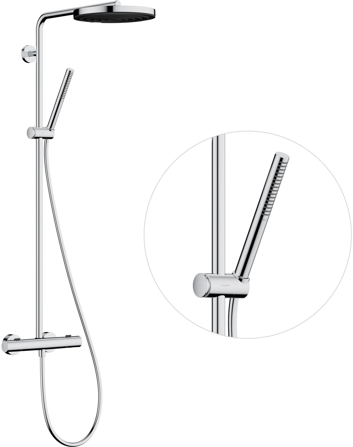 Hansgrohe Pulsify S Puro Showerpipe 260 1jet mit Ecostat Fine (24222___) ab 484,99 ...