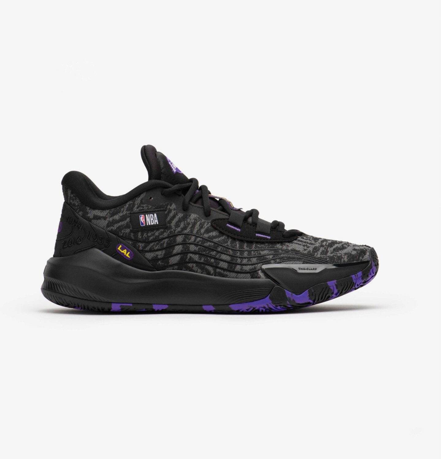 Tarmak Basketball Schuhe NBA Los Angeles Lakers Fast Low-1 schwarz ab ...