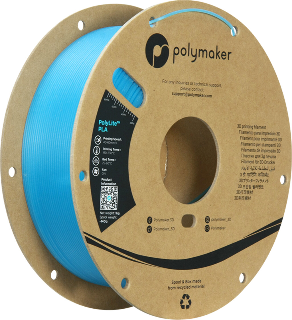 Polymaker PolyLite PLA Filament 1,75mm 1000g Luminous Blue ab 32,41 € | Preisvergleich bei idealo.de
