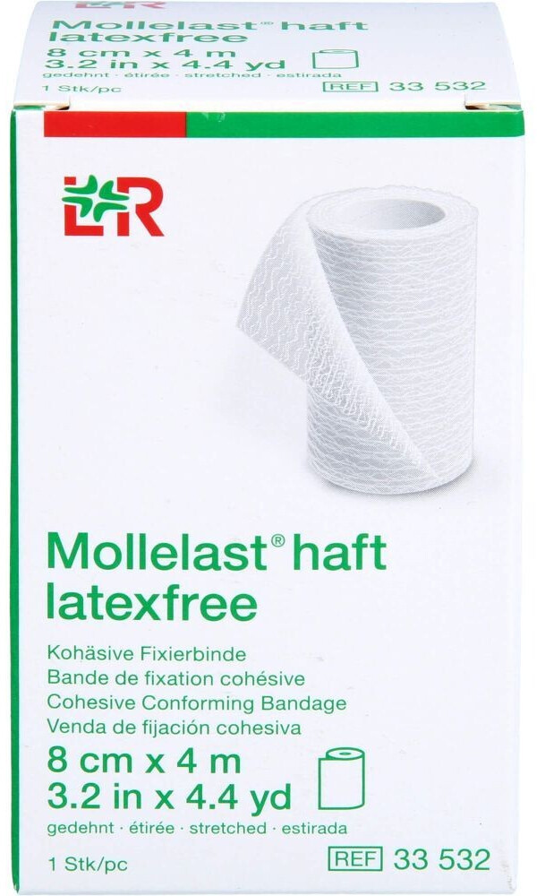 Lohmann & Rauscher Mollelast haft Binden latexfrei 8 cmx4 m weiß ab 2,89 € | Preisvergleich bei ...