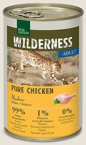 Real Nature WILDERNESS Adult Katze Nassfutter Pure Chicken ab 13,14 ...