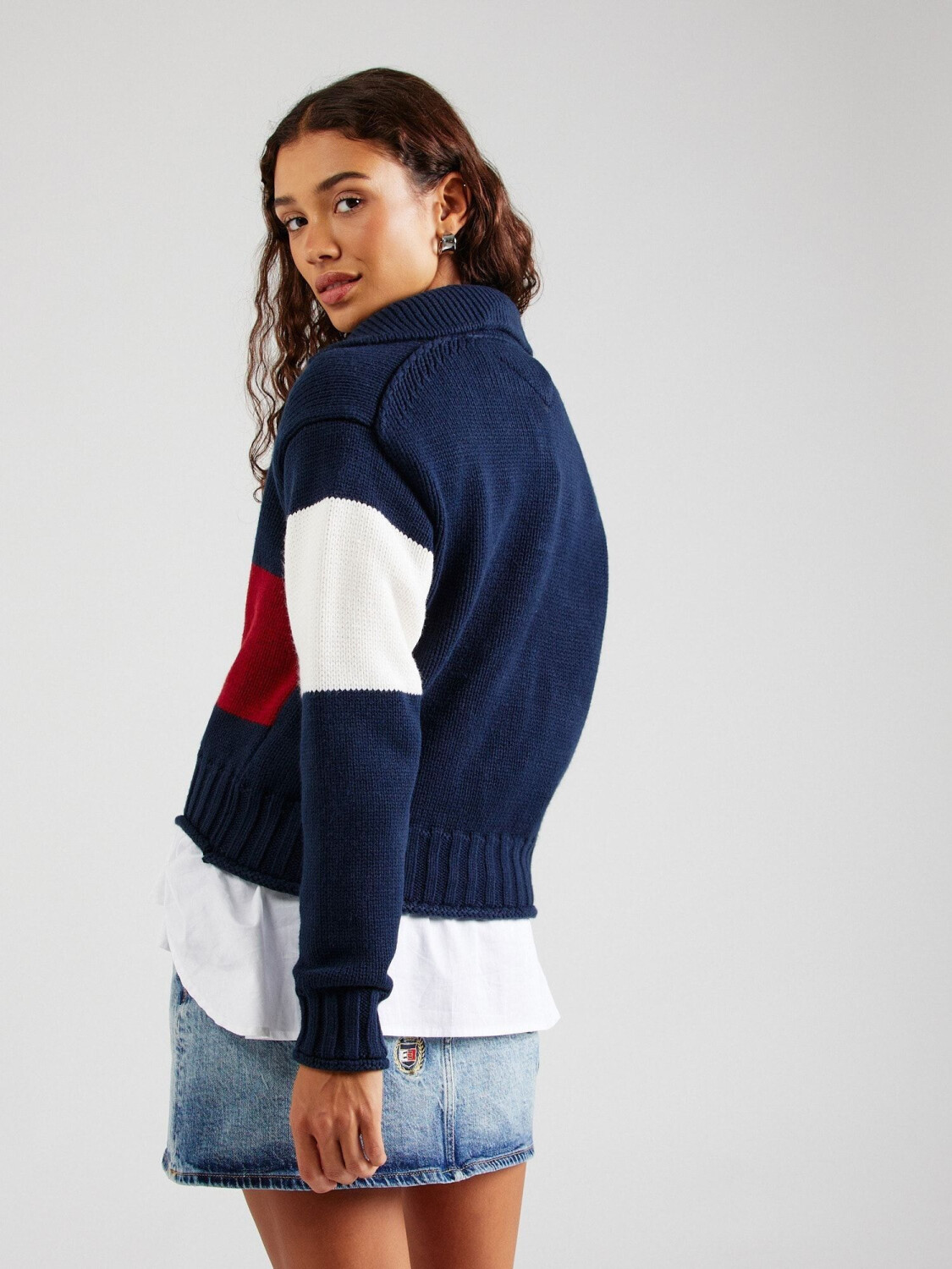 Tommy Hilfiger Rugby Collar Boxy Jumper With Wool DW0DW18677 dark night navy ab 74 69 Preisvergleich bei idealo