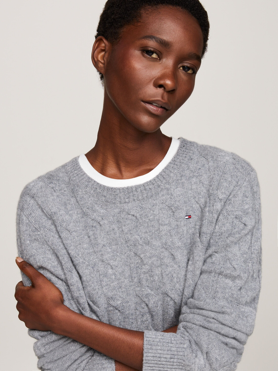 Tommy hilfiger grey jumper store