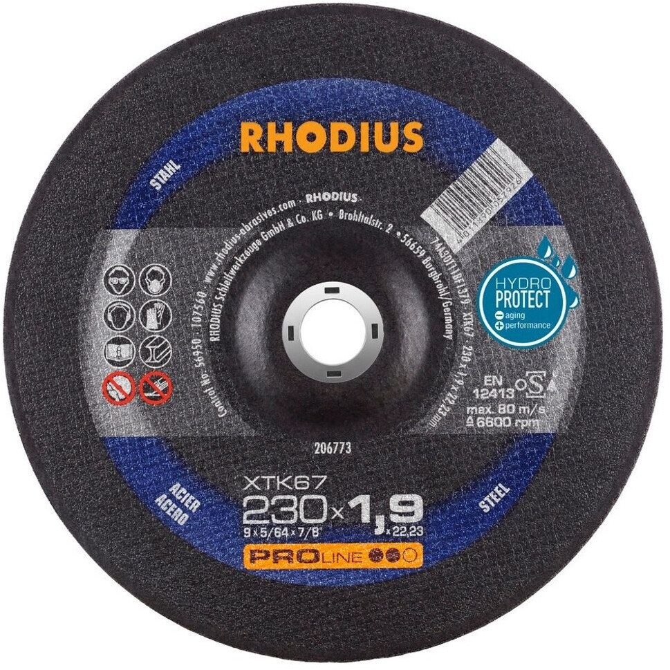 RHODIUS PROline x TK67 Extradünn 230 x 1,9 x 22,23 mm Stück 25 ab 79,62 ...