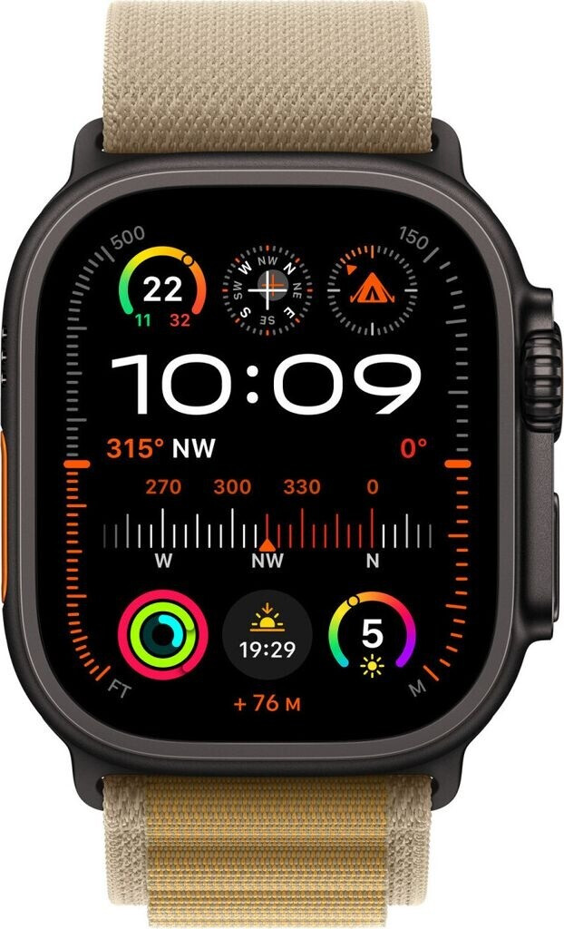 Apple Alpine Loop Tan Black Titanium Finish Small a € 103,00 (oggi ...