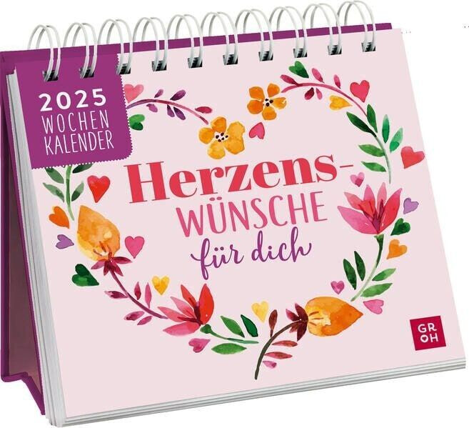 Groh Mini-Wochenkalender 2025: Herzenswünsche für dich ab 4,99 ... Groh Mini-Wochenkalender 2025: Herzenswünsche für dich ab 4,99 ...