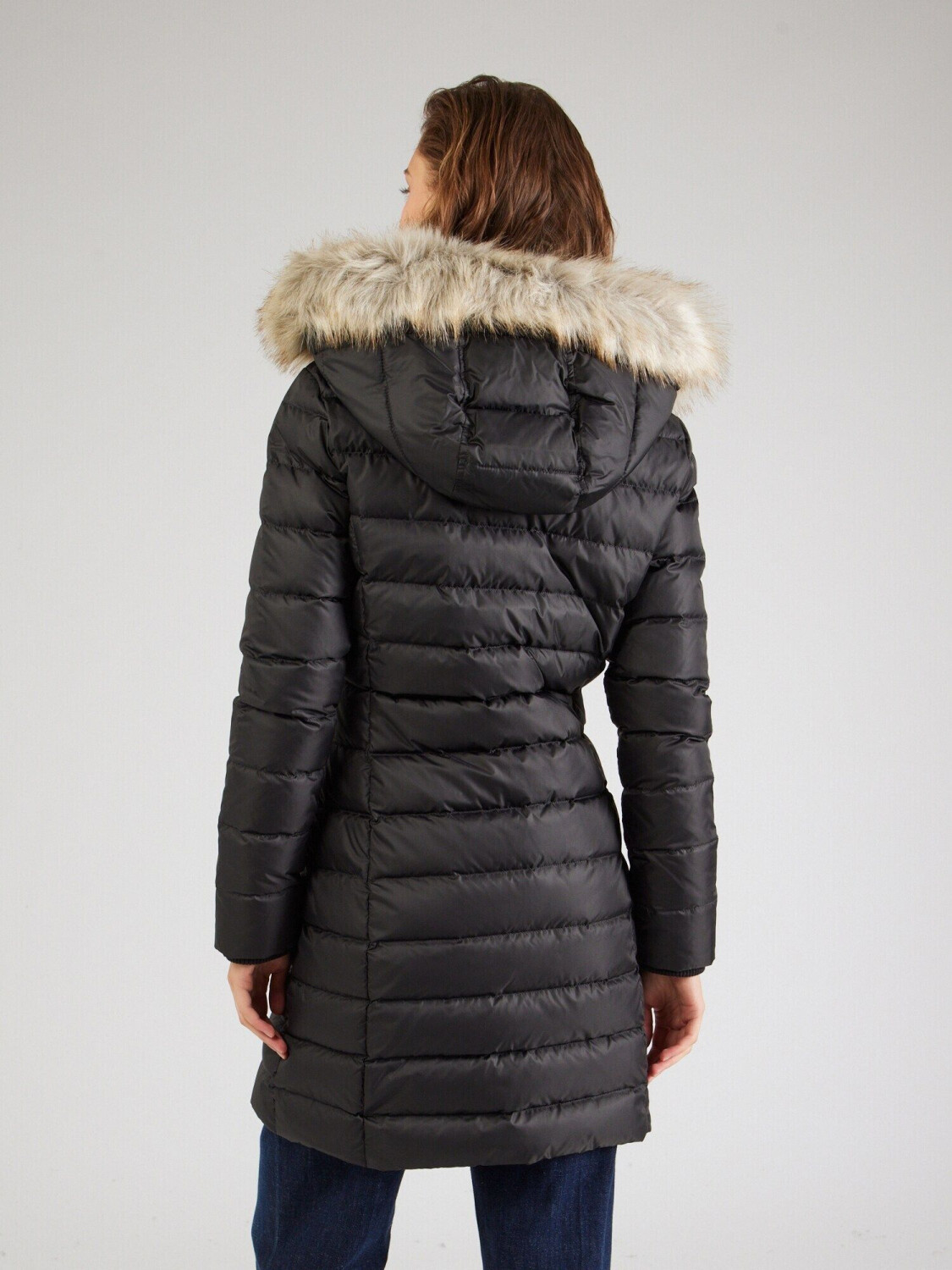 Tommy hilfiger black april down coat store
