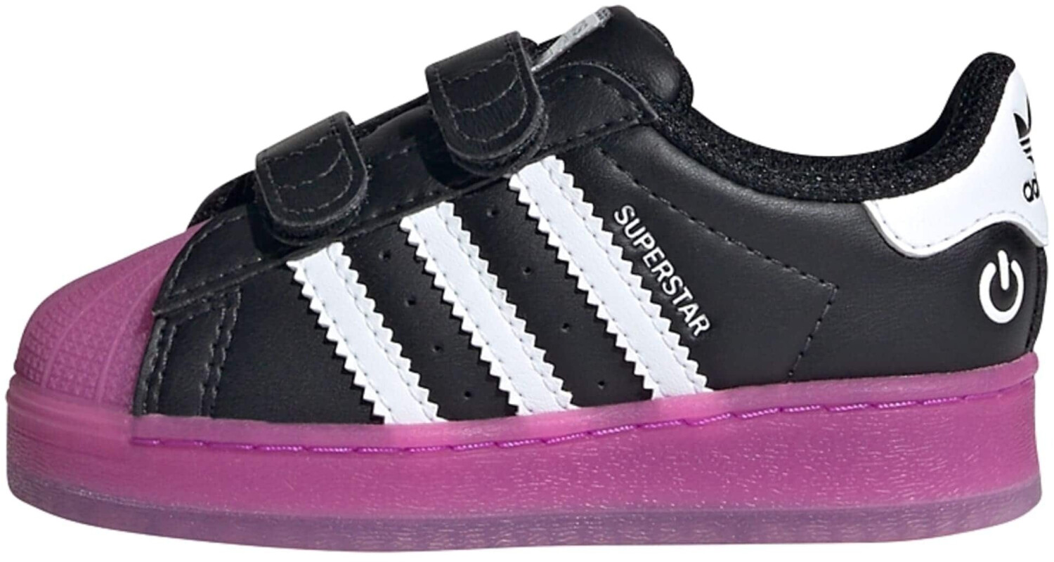 Adidas Superstar LED Lights Comfort Kids core black/purple burst/cloud ...
