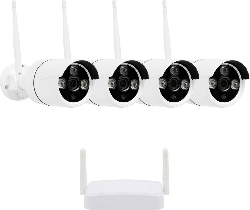 Smartwares Funk-Überwachungskamera-Set 4-Kanal mit 4 Kameras 2304 x ...