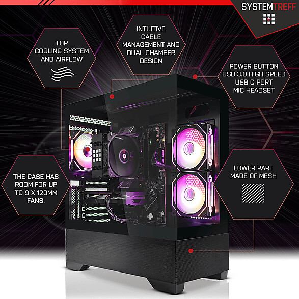 Systemtreff High-End Gaming Ryzen 7 5700X3D / 32GB / 1TB SSD / RTX 4080 ... Systemtreff High-End Gaming Ryzen 7 5700X3D / 32GB / 1TB SSD / RTX 4080 ...