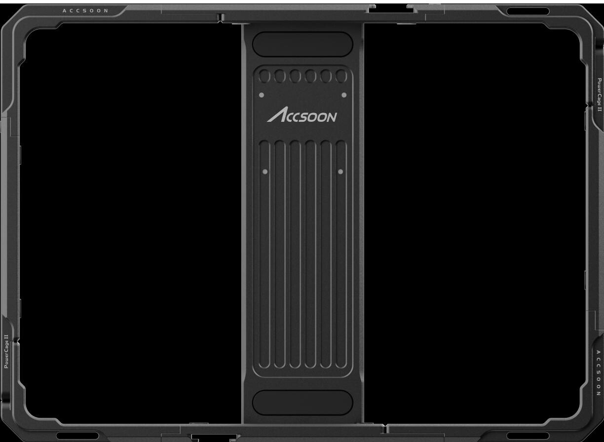 Accsoon iPad Power Cage II mit Dämpfungsständer/Batteriehalterung iPad ...