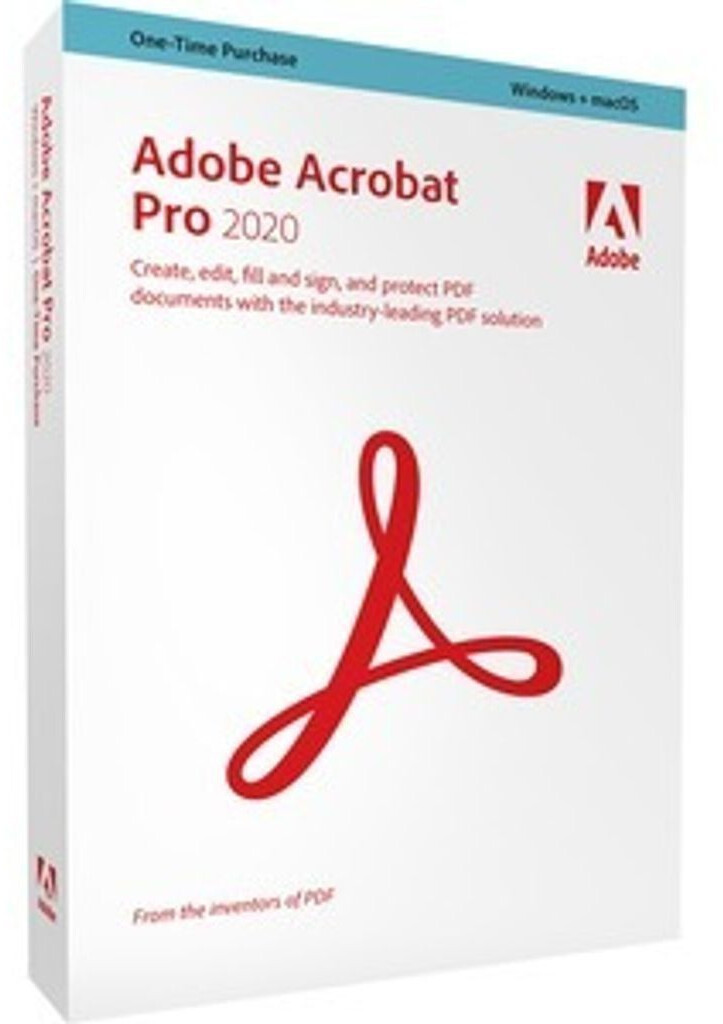 Adobe Acrobat Pro 2020 (PKC) (EN) desde 794,95 € | Compara precios en ...
