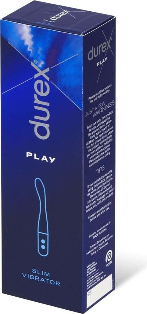 Durex Play Slim Soft Vibrator Battery Waterproof Sex Toy Men and Women ...