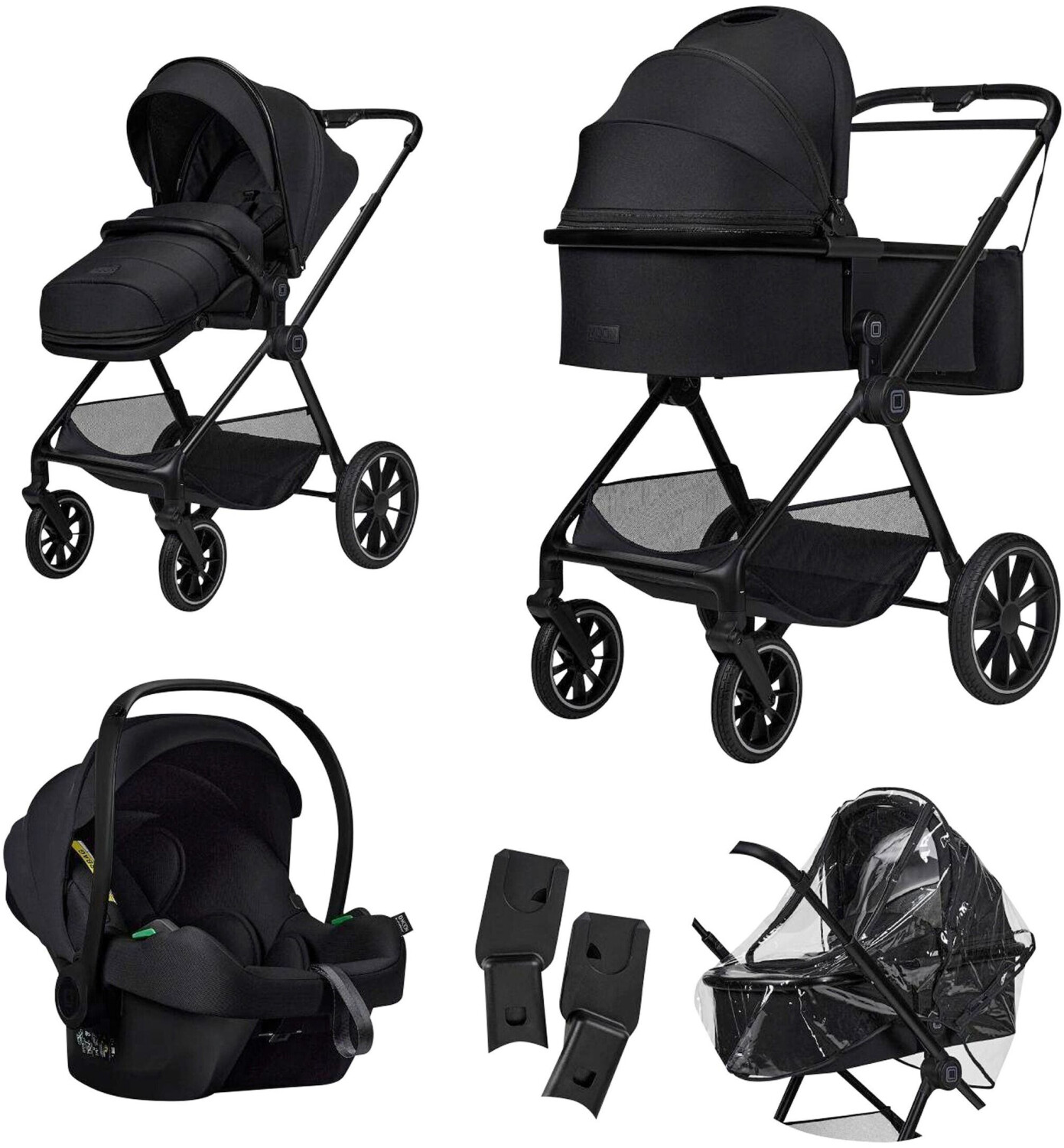 MOON Clicc Set inkl. Babyschale Cosmo 2.0 onyx/melange ab 479,00 ...