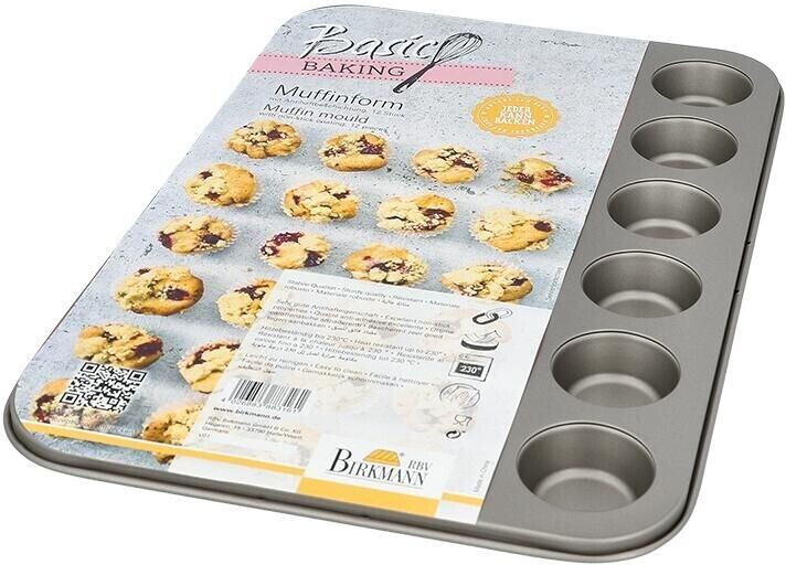 Birkmann Basic Baking Mini-Muffinform Muffin Backform Muffinblech 38.5 ...