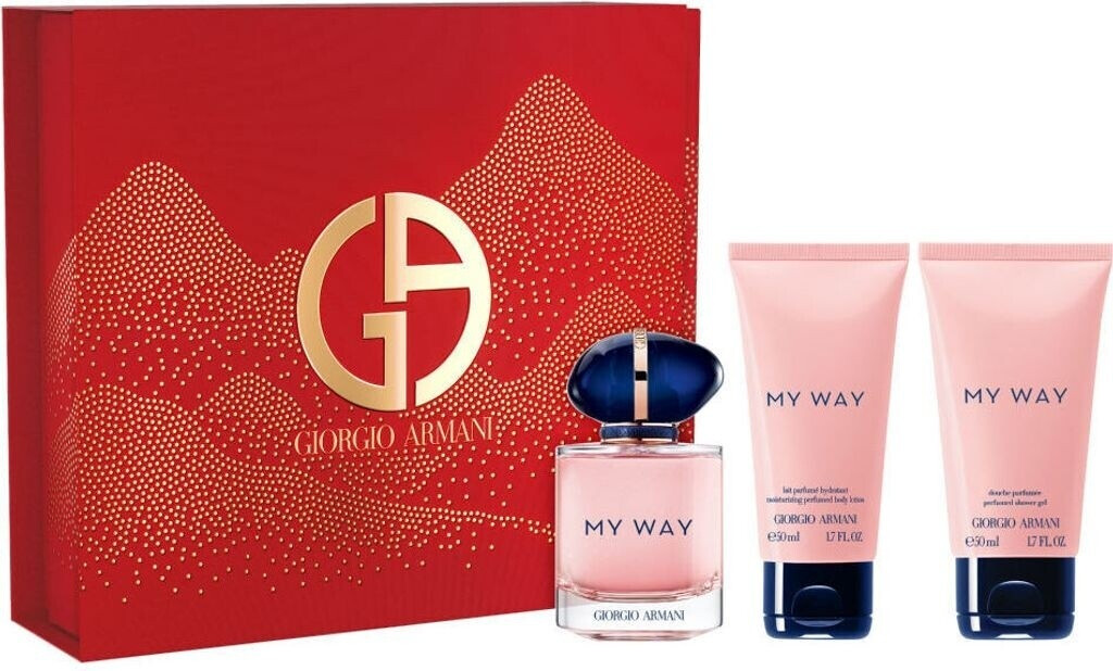 Giorgio Armani My Way Eau de Parfum Box Set 3 pcs EDP 50ml SG 50ml BL 50ml au meilleur prix sur idealo