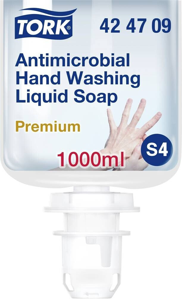 Tork 420709 Liquid soap for hand decontamination S1 (6 x 1000ml) au ...